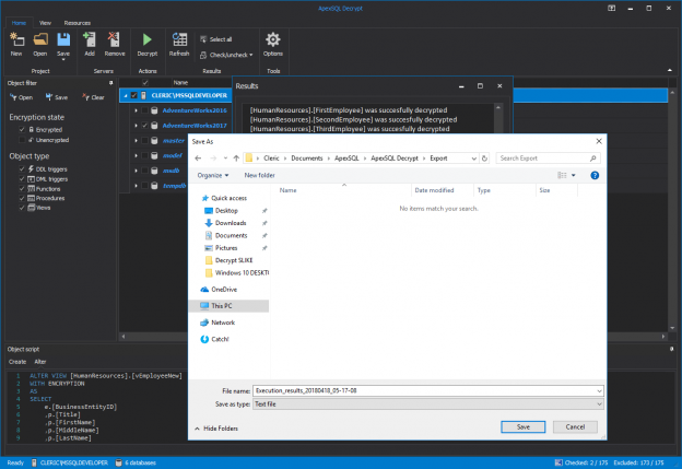 An introduction to ApexSQL Decrypt | TV